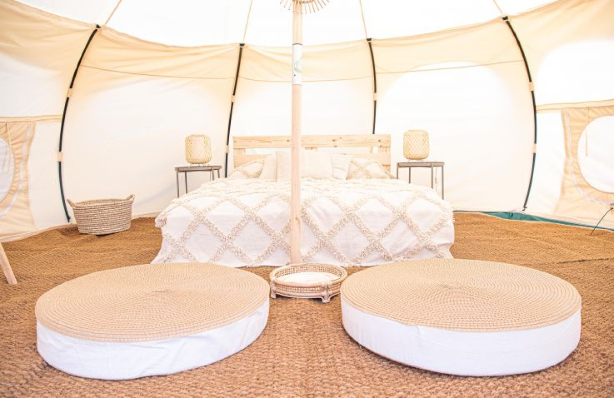 Neuer Strand in Neusiedler See | Glamping tents in Austria