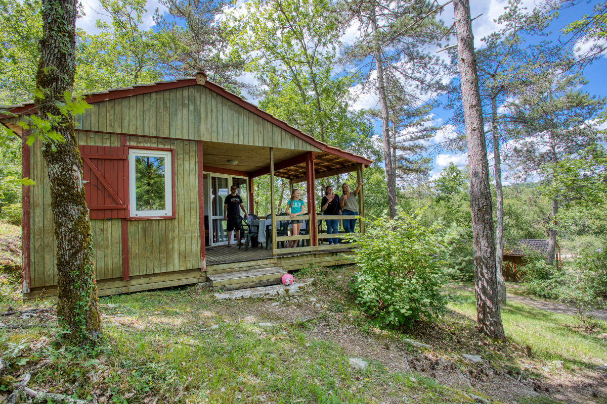 Camping Peyrugue in Daglan | Lodge Zelt in der Dordogne, Frankreich