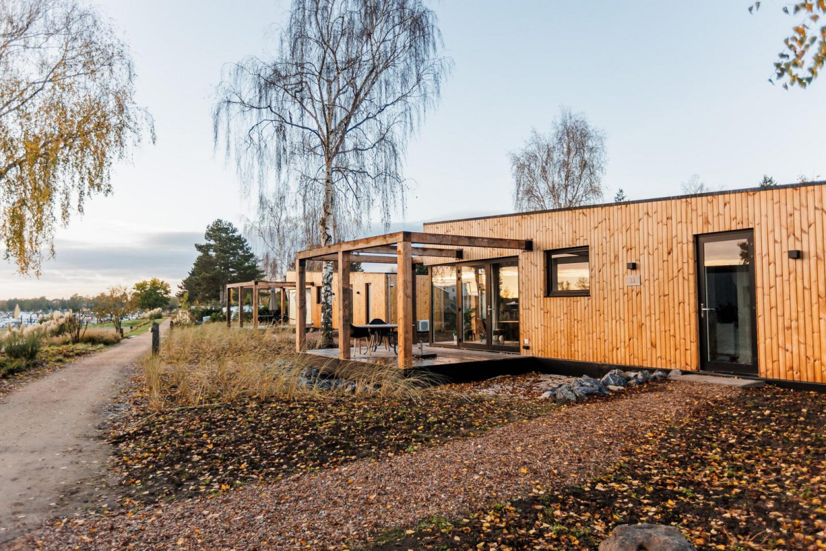 Lodge nel Limburgo olandese vicino all'acqua