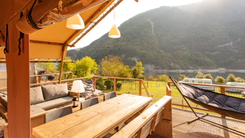 Desert Lodge XL 6 person at Camping Gajole - book directly